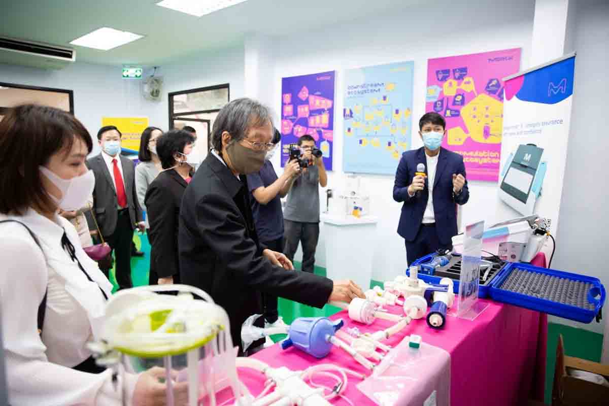 พิธีเปิดศูนย์การเรียนรู้และฝึกอบรมด้านกระบวนการผลิตยาชีววัตถุ ...